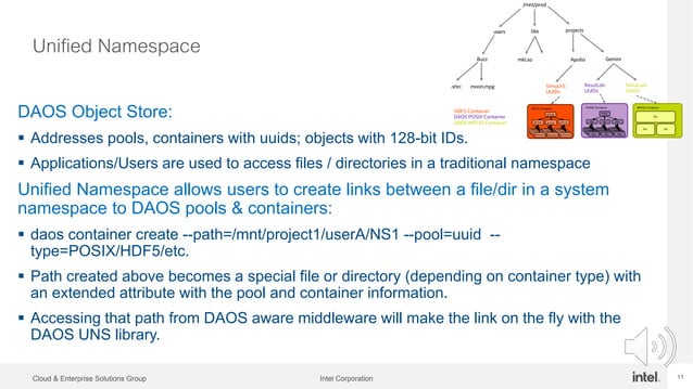 DAOS Middleware overview | PPTX | Databases | Computer Software and Applications