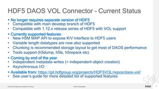 DAOS Middleware overview | PPT