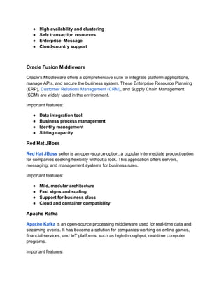 Middleware Technology and its importants | PDF