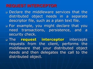 N - Tier Applications, Enterprise Java Beans, Component technologies | PPT