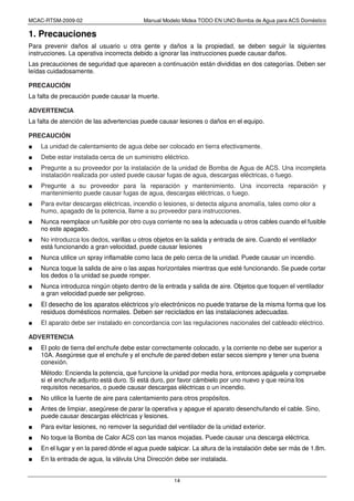 Midea Manual (Spanish) | PDF