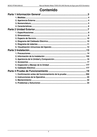 Midea Manual (Spanish) | PDF