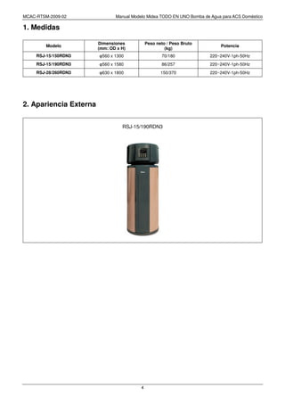Midea Manual (Spanish) | PDF