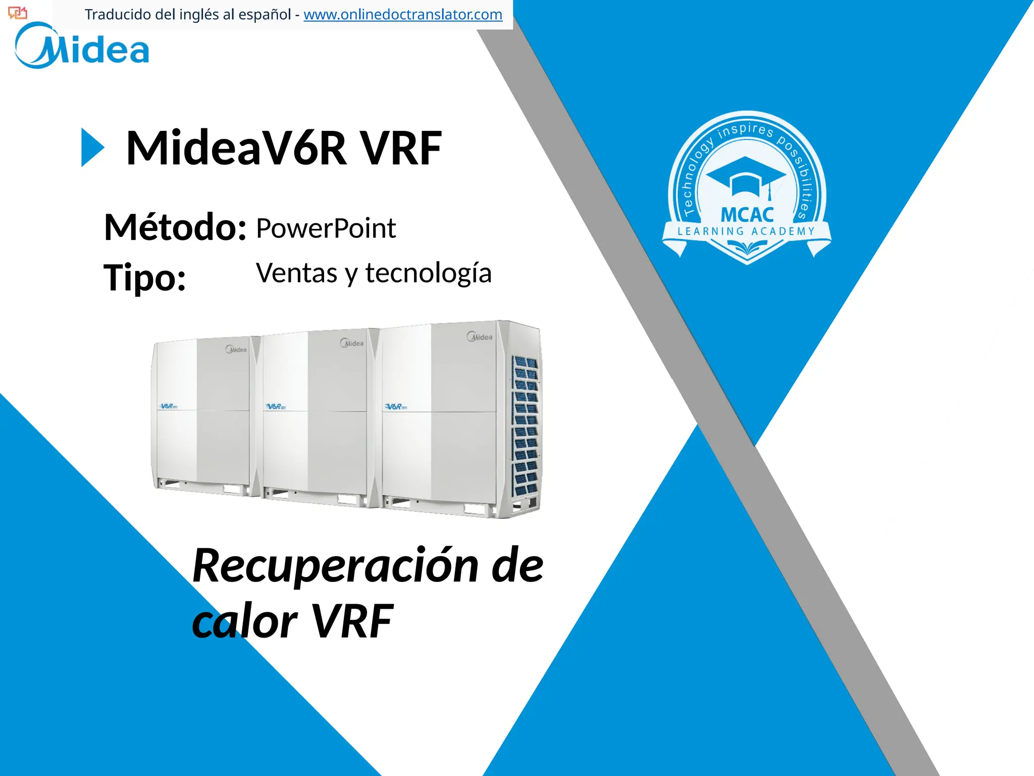 Midea V6R Series VRF Introduction -standard-7358c.en.es.pptx