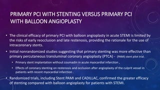 PCI vs Fibrinolysis trails | PPTX
