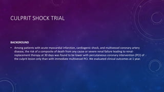 PCI vs Fibrinolysis trails | PPTX