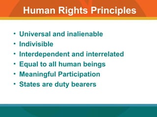 Rights-Based Approaches to International Health and Nutrition | PPT