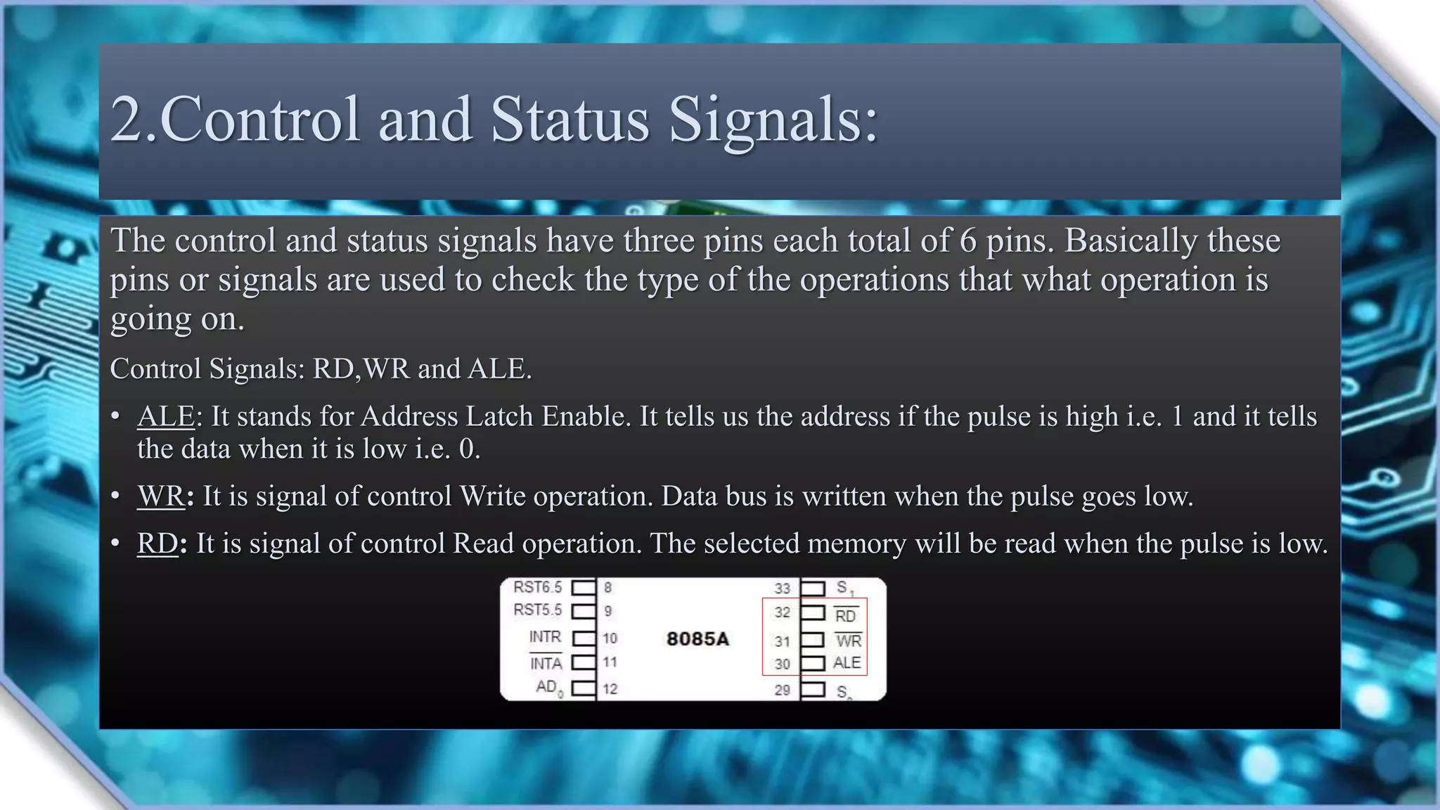 8085 Pin Configuration | PPTX
