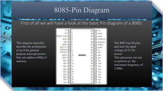 8085 Pin Configuration | PPTX