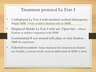 Le Fort Fractures | PDF