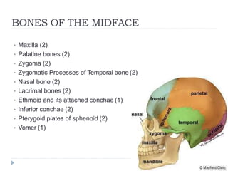 Mid facial fractures | PPTX