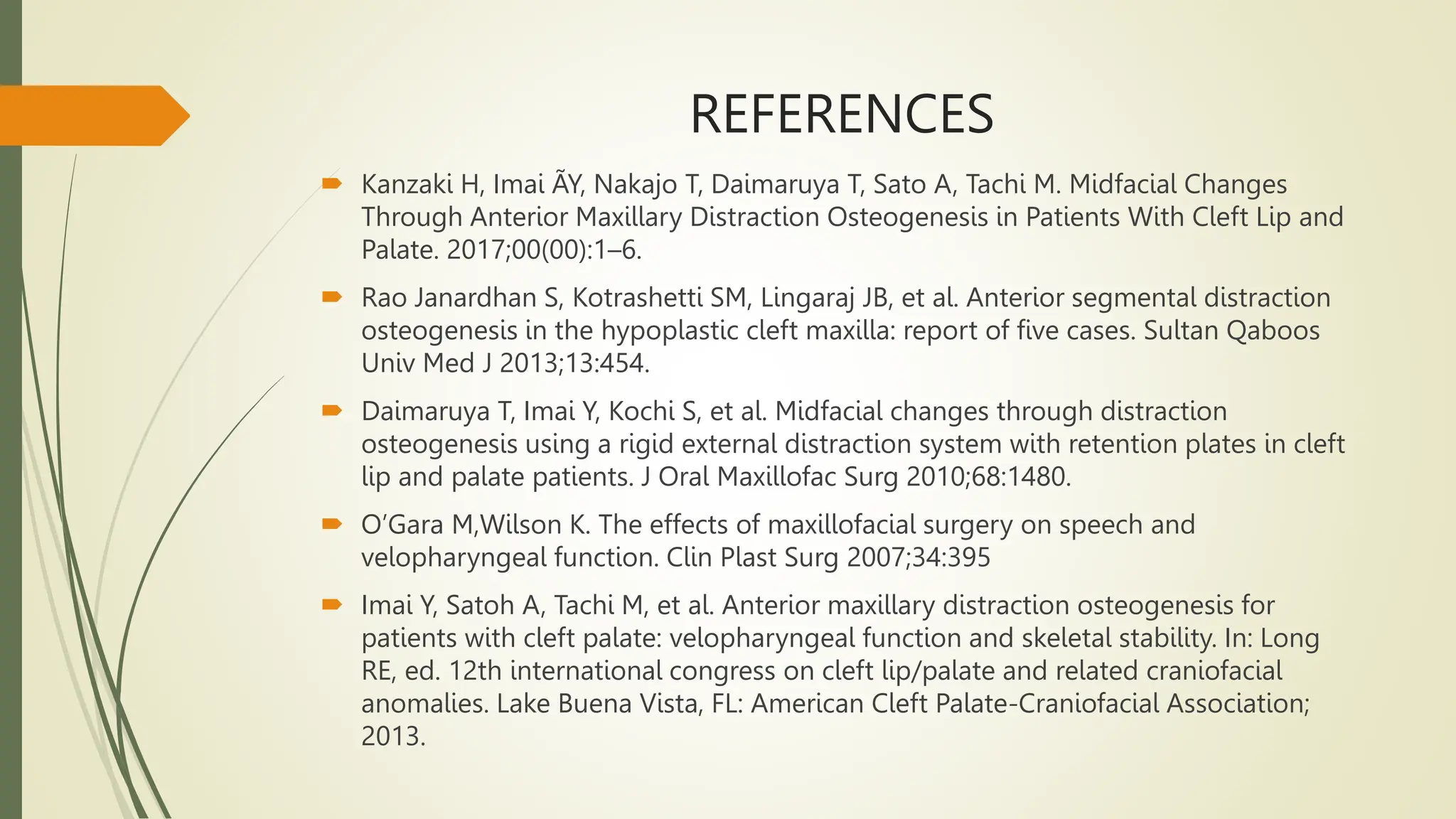 Midfacial Changes Through Anterior Maxillary Distraction Osteogenesis ...