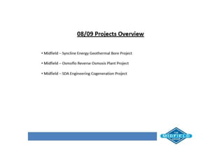 Midfield Meats Co-Generation | PPT