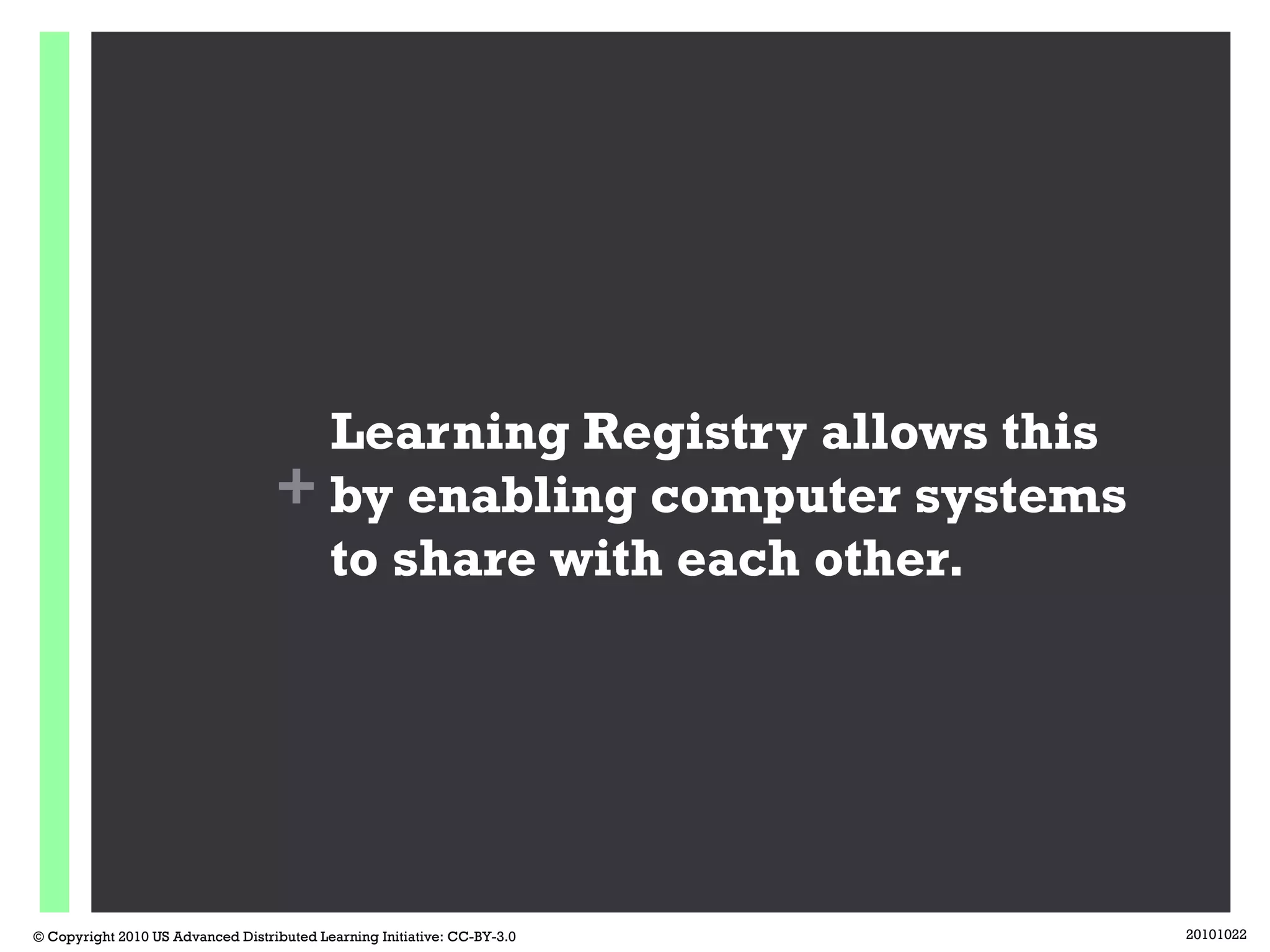 Learning Registry, Steve Midgley | PPT