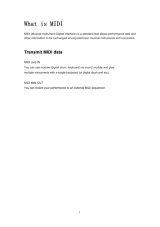 Midi connection guide v1 1_3 | PDF