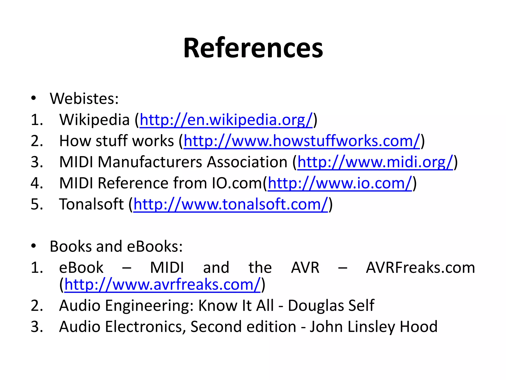 The MIDI Protocol - Musical Instrument Digital Interface | PPTX ...