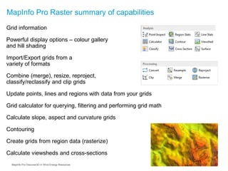 MapInfo Discover 3D for Wind Energy Resources | PPT