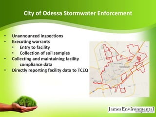 Storm Water & Environmental Compliance | PPTX