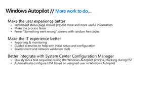 Modernise your Windows 10 deployment with Windows Autopilot | PPTX
