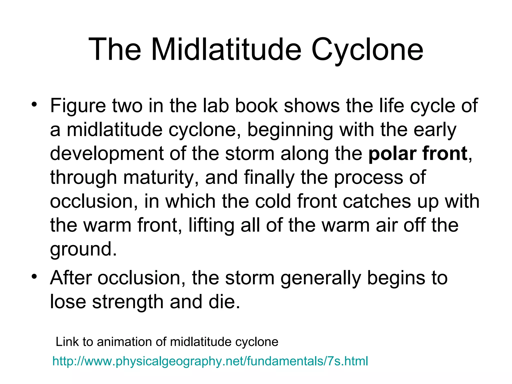 Midlatitude cyclones | PPT