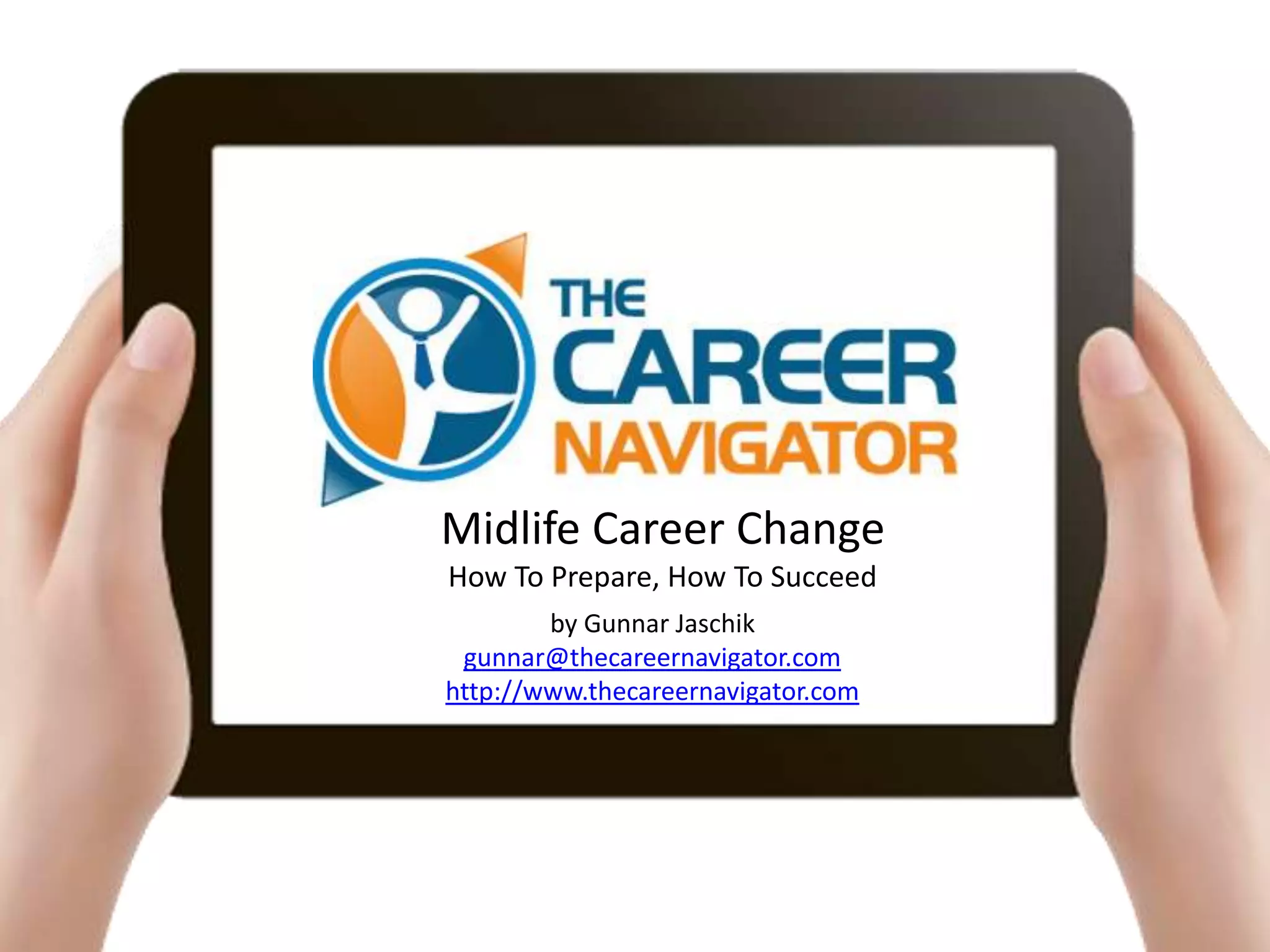 Midlife career change - intro | PPTX