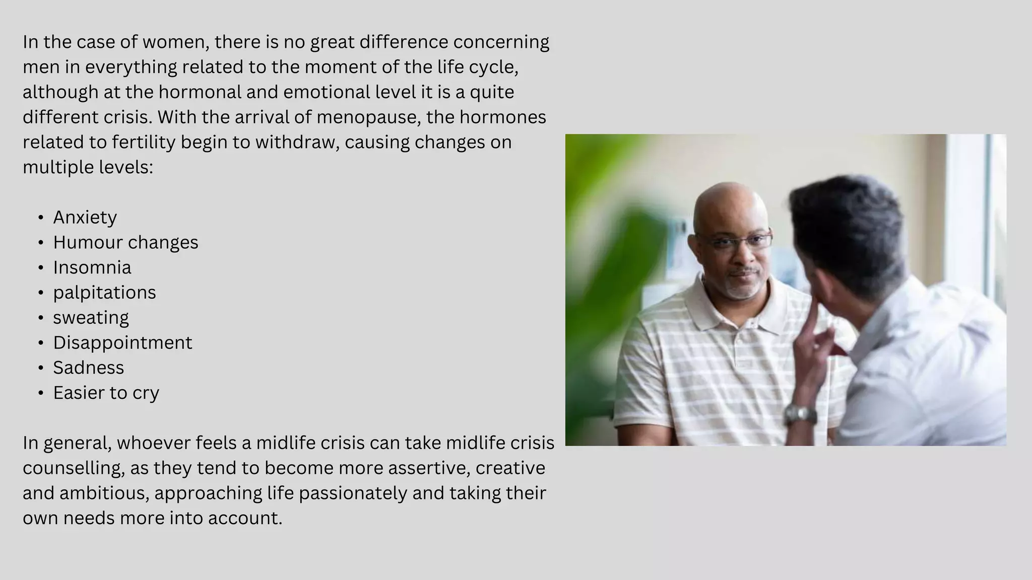 Midlife Crisis Counselling – A Turning Point In Your Life.pptx