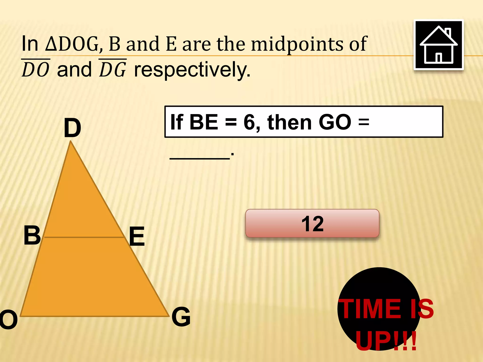 Midline theorem - Mathematics - Geometry | PPTX