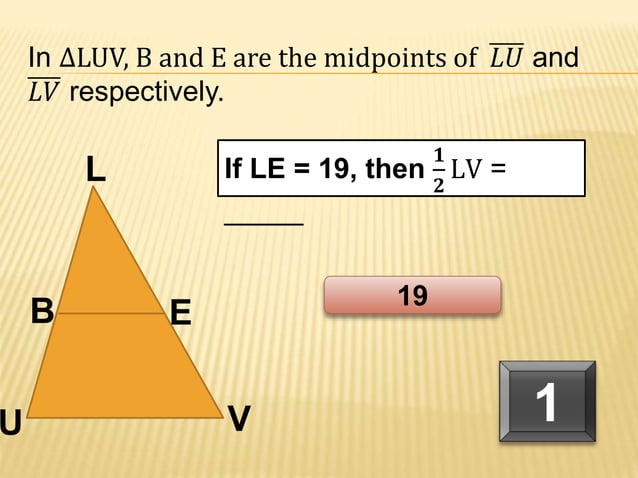 Midline theorem - Mathematics - Geometry | PPTX | Physics | Science
