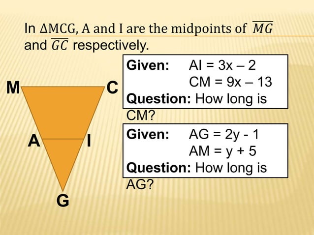 Midline theorem - Mathematics - Geometry | PPTX | Physics | Science