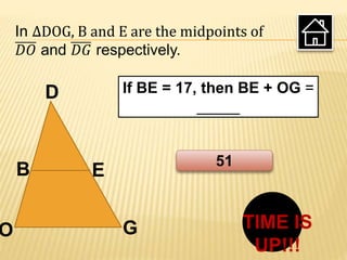 Midline theorem - Mathematics - Geometry | PPTX