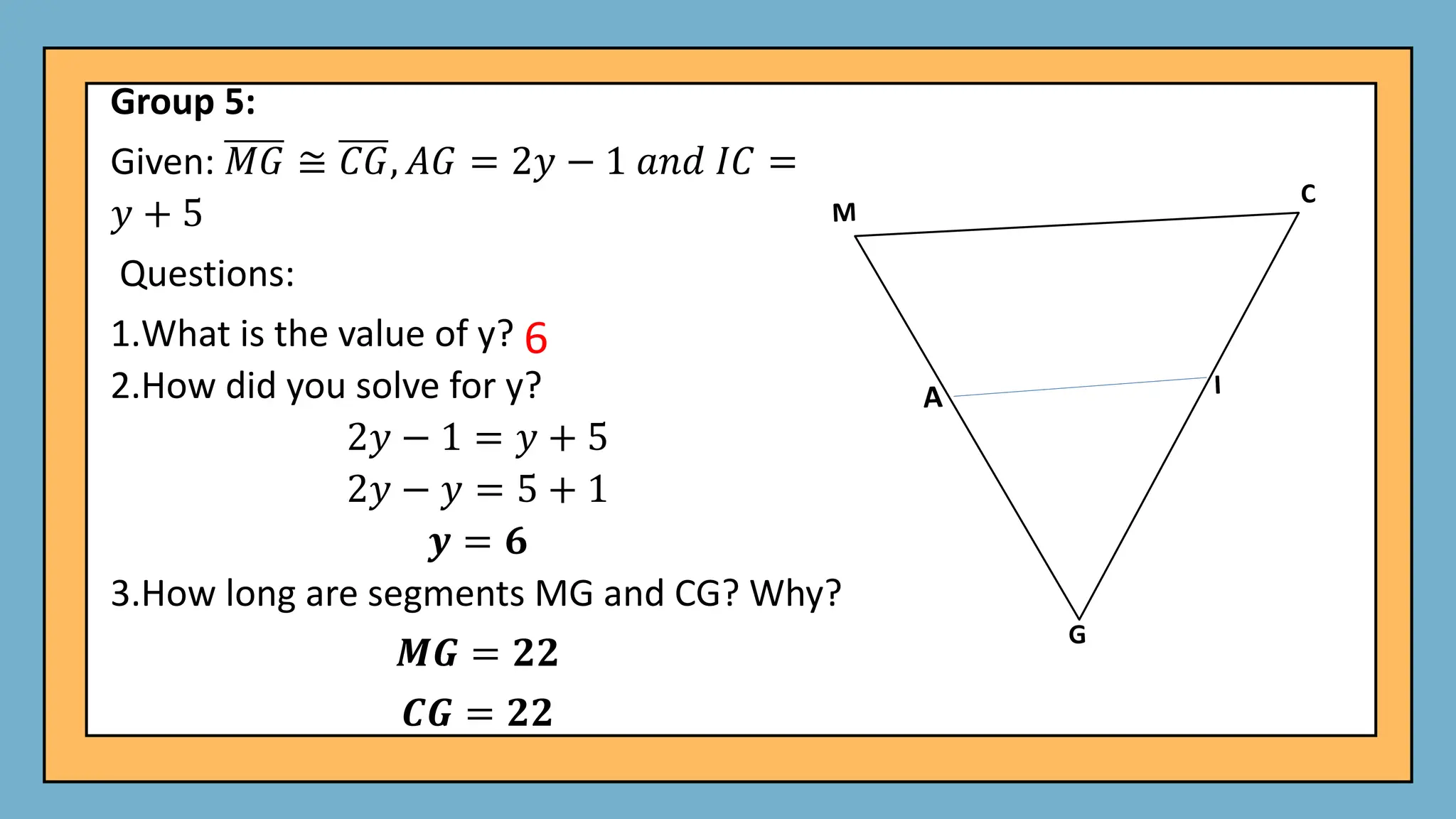 Midline Theorem grade 9 lesson powerpoint | PPTX