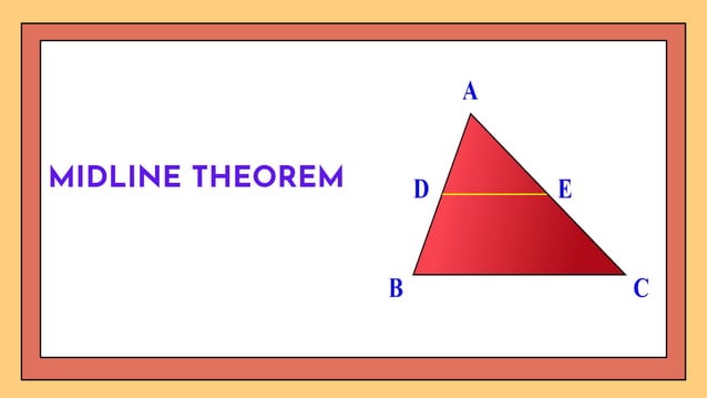Midline Theorem grade 9 lesson powerpoint | PPTX
