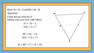 Midline Theorem grade 9 lesson powerpoint | PPTX