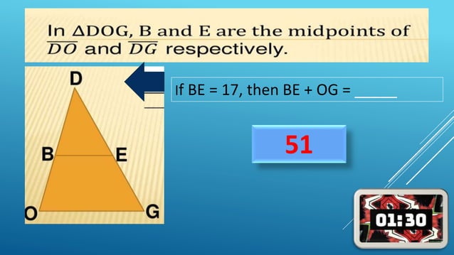 Midline Theorem Math 9.pptx | Physics | Science