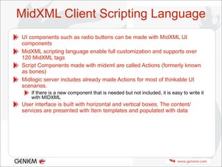Midlogic customization presentation | PPT