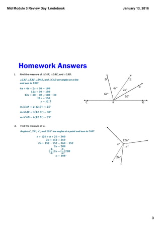 Mid module 3 review day 1 | PDF