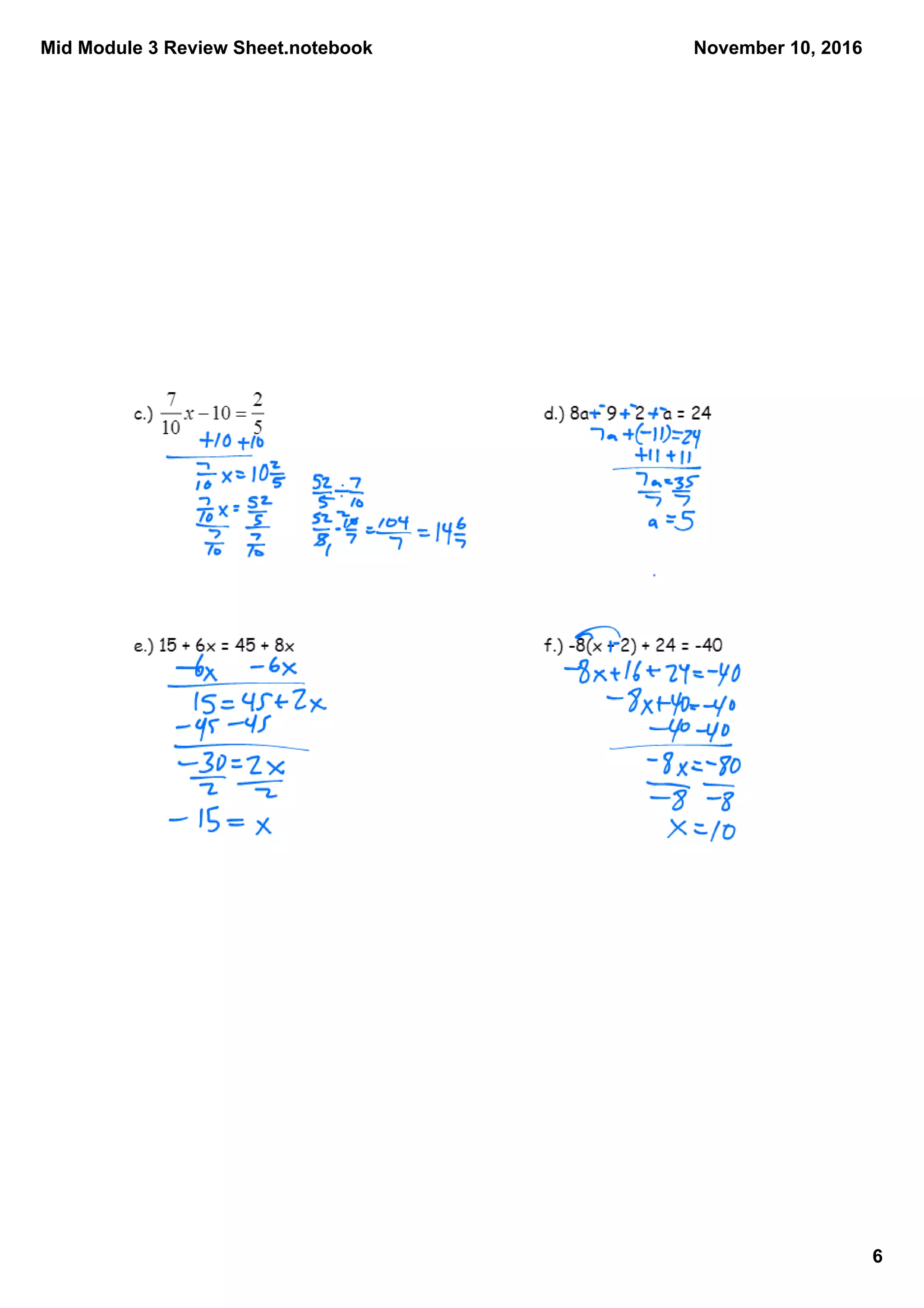 Mid module 3 review sheet | PDF | Education