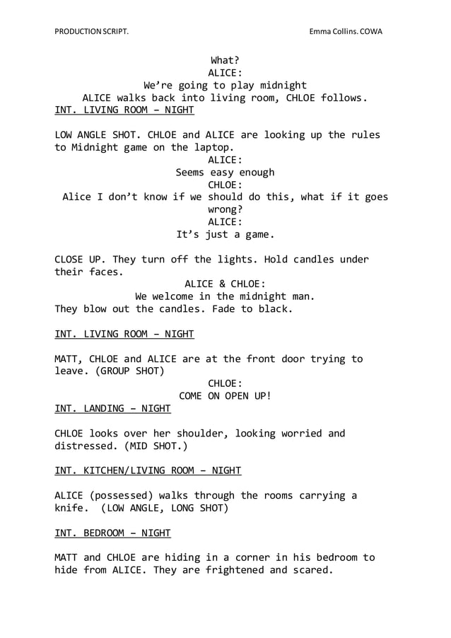 Midnight | DOCX | Drama | Genres