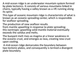 Midoceanic ridges | PPTX