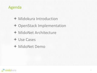 MidoNet Overview - OpenStack and SDN integration | PPT