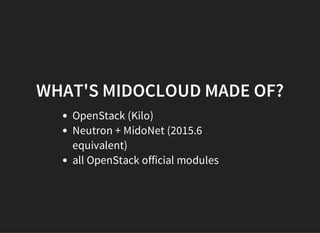 MidoNet Operations Experience | PPT