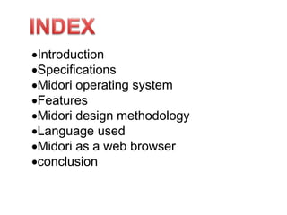 Midori ppt | PPTX