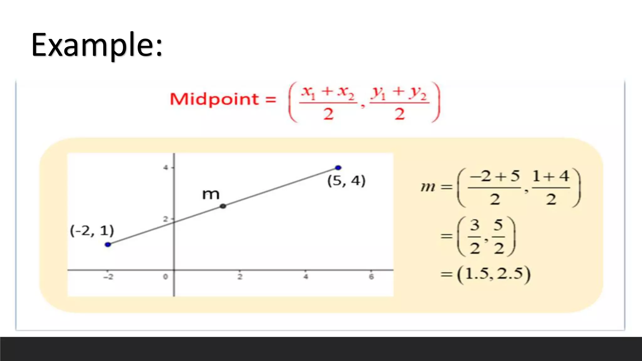 Mid Point Formula (Coordinate Geometry) Grade 9th | PPTX