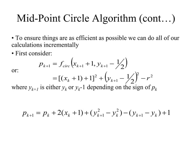 Mid Point Algorithmpdf Science