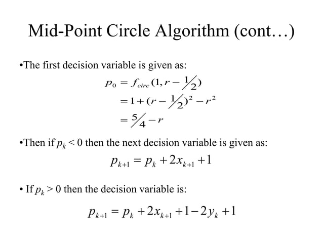 mid point algorithm.pdf | Science