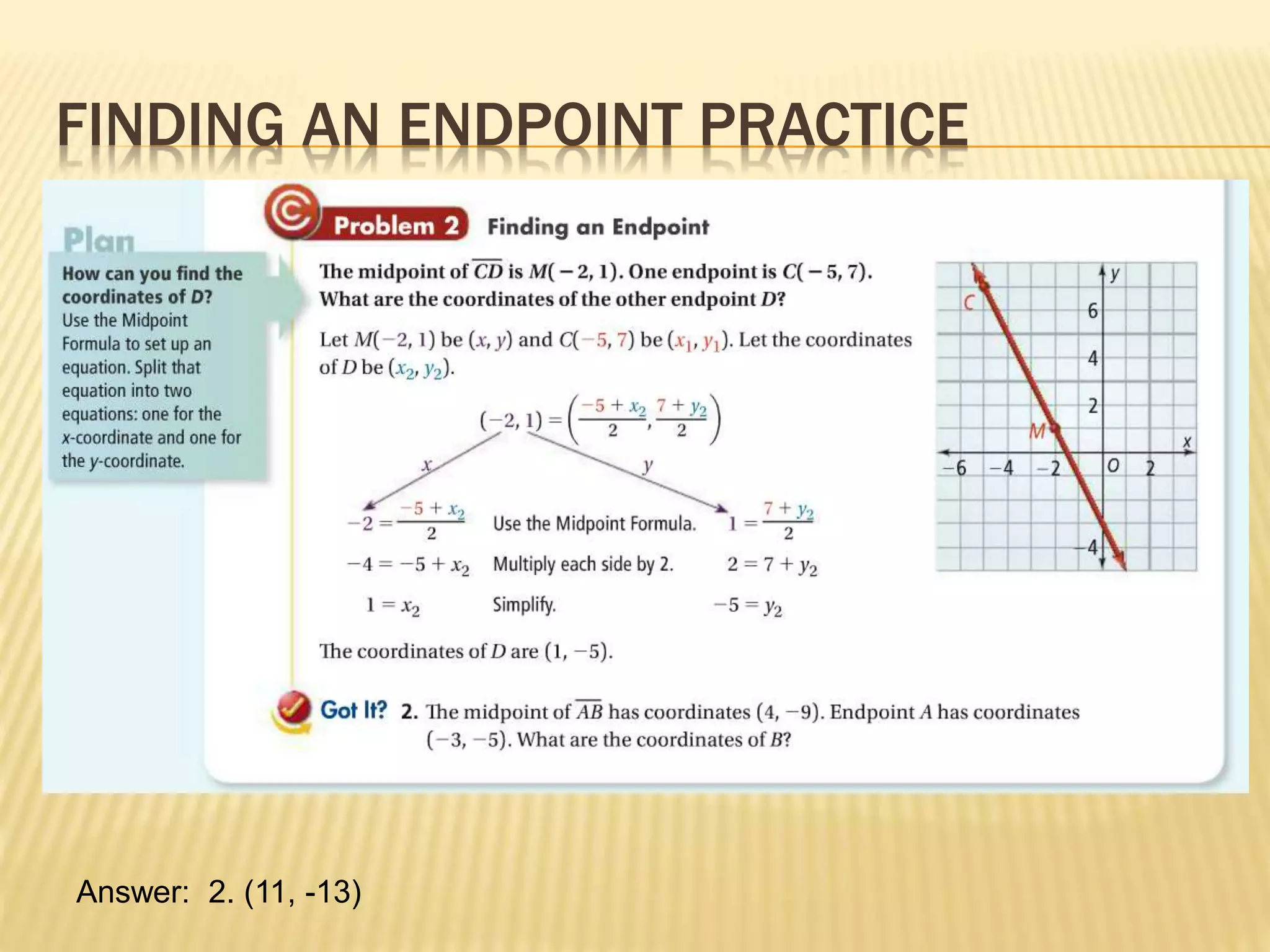 Midpoint and distance | PPTX