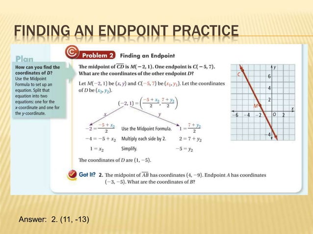 Midpoint and distance | PPTX
