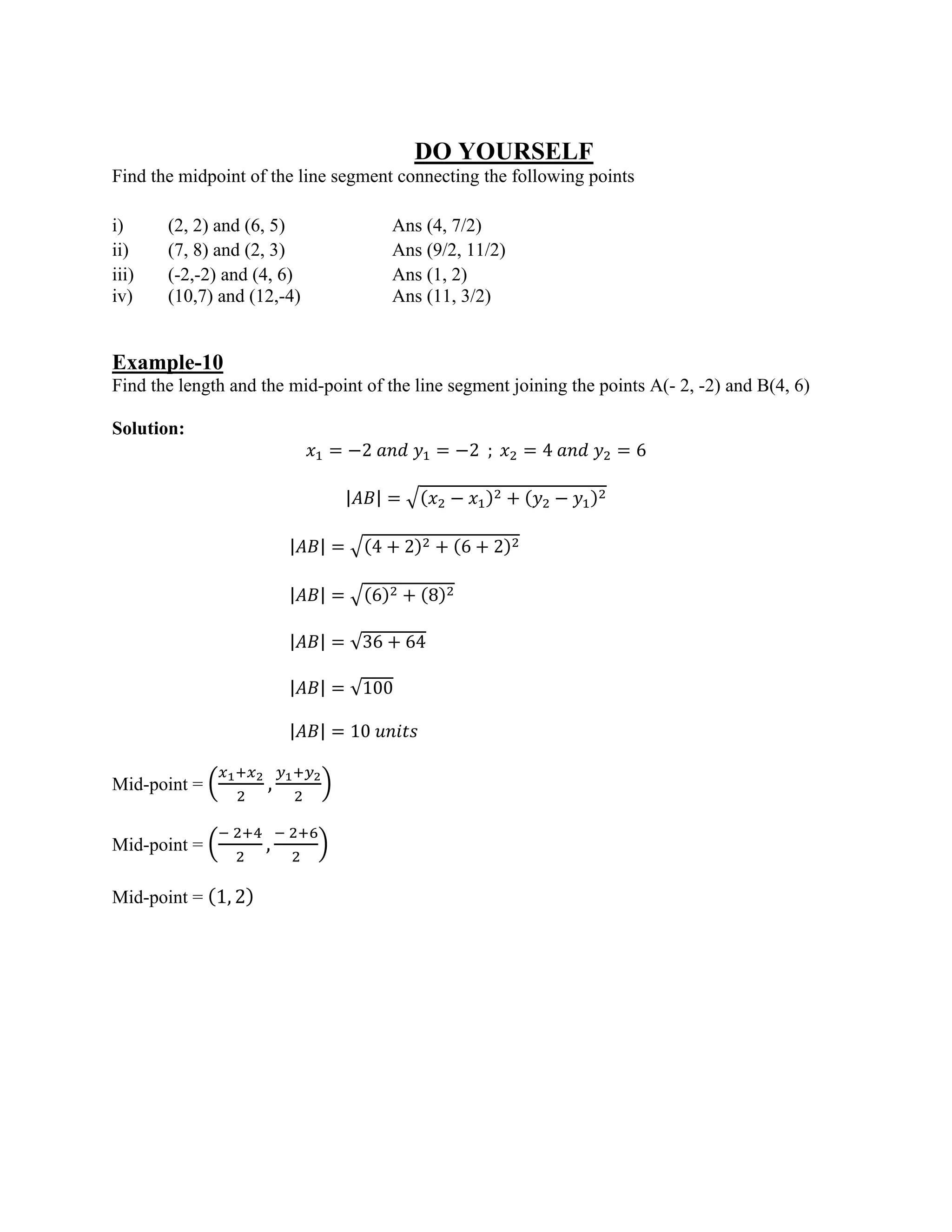 Functions and their Graphs (mid point) | PDF