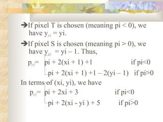 Midpoint circle algo | PPT