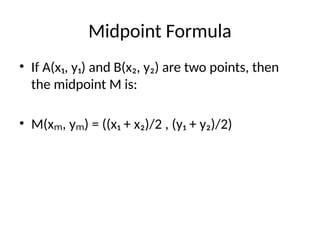 Midpoint_Formula_Grade8_Matatag_powerpoint | PPTX